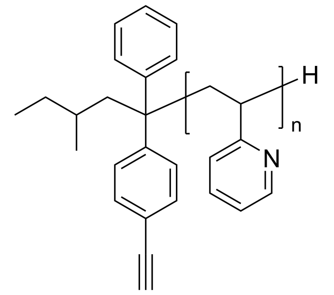 Poly(2-vinyl pyridine), α-alkyne-terminated