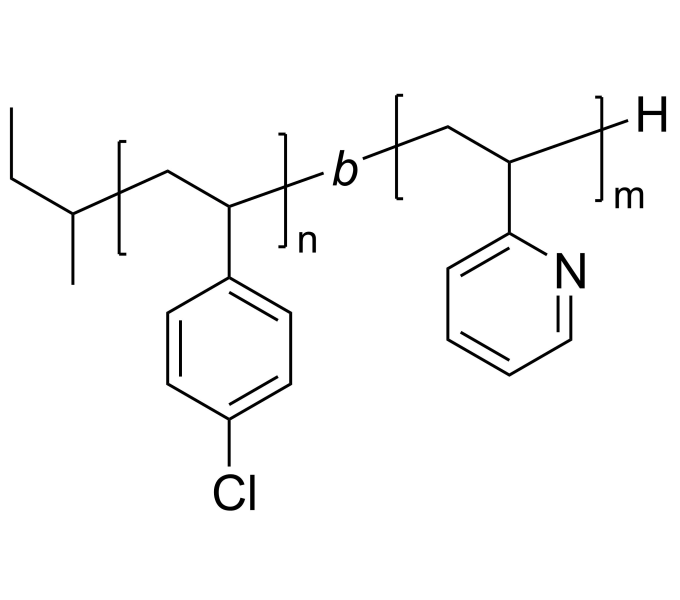 Poly(4-chlorostyrene)-b-poly(2-vinyl pyridine)