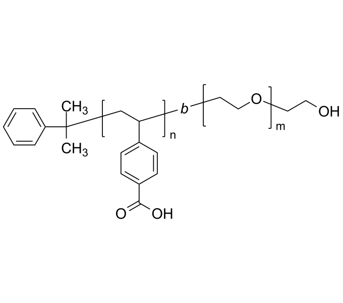 Poly(4-vinylbenzoic acid)-b-poly(ethylene oxide)
