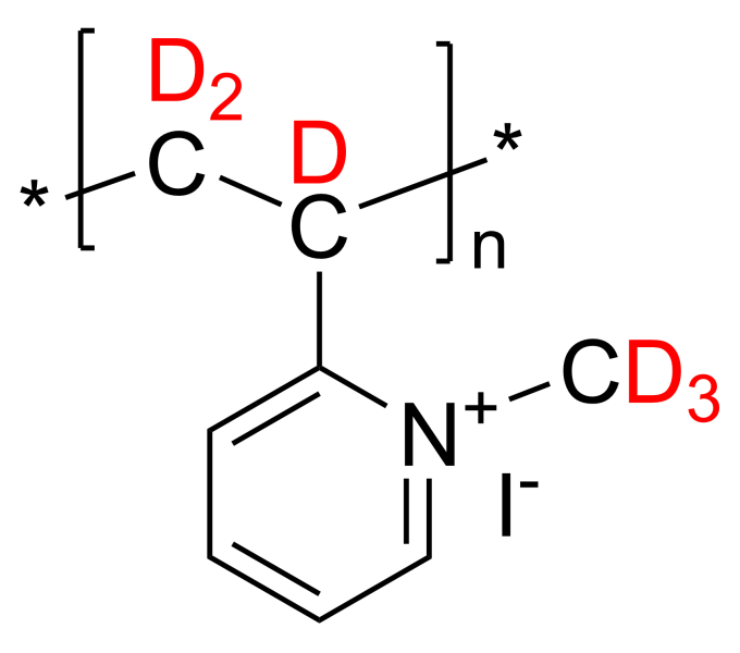 Deuterated Poly(2-vinyl pyridine-d3, quaternized with methyl-d3 iodide)