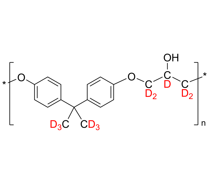 Deuterated Poly(hydroxyether), based on (Bisphenol A)-d11