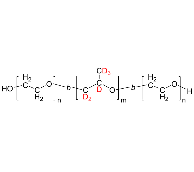 Poly(ethylene oxide)-b-poly(deuterated propylene oxide-d6)-b-poly ...
