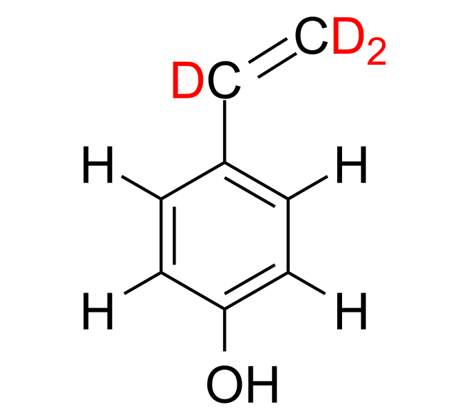 Deuterated 4-Hydroxystyrene-α,β,β-d3