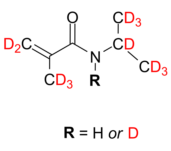 Deuterated N-isopropyl methacrylamide-d12