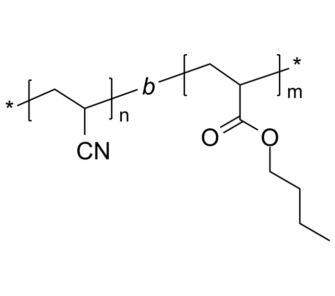 Poly(acrylonitrile)-b-poly(n-butyl acrylate)