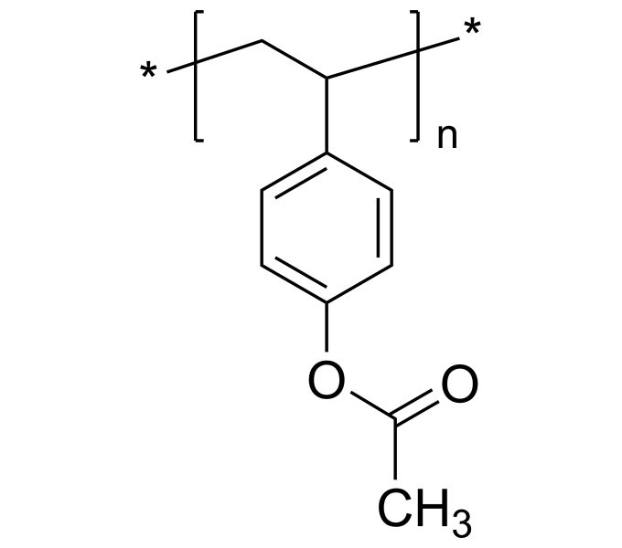 Poly(4-acetoxystyrene)