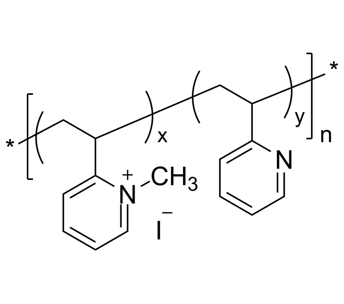 Poly(2-vinyl pyridine, quaternized with methyl iodide)