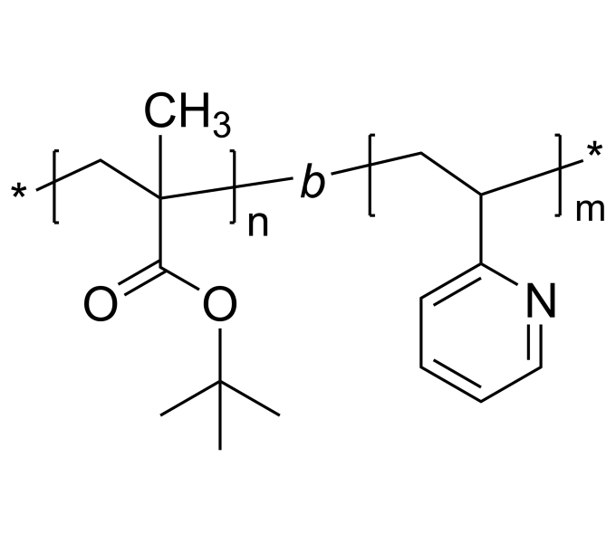 Poly(tert-butyl methacrylate)-b-poly(2-vinyl pyridine)