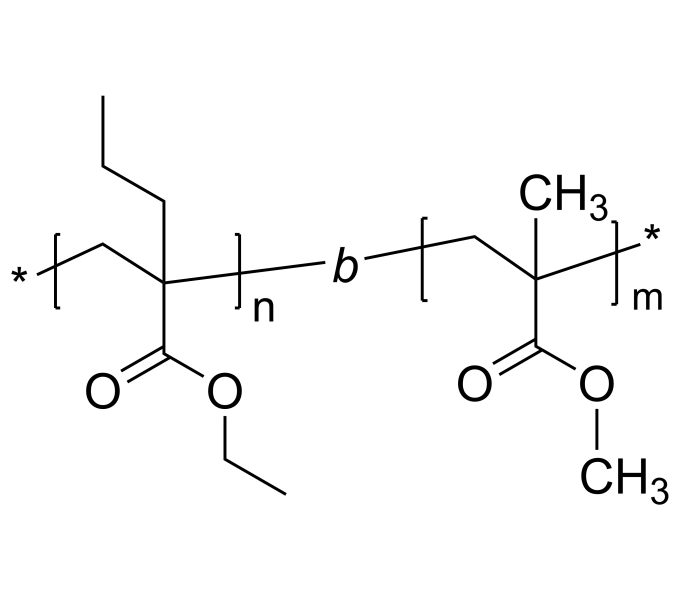 Poly(ethyl α-propyl acrylate)-b-poly(methyl methacrylate)
