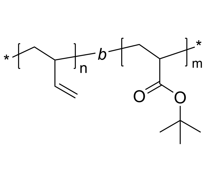Poly(1,2-butadiene)-b-poly(tert-butyl acrylate)