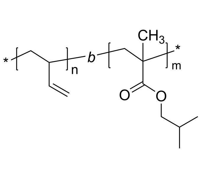 Poly(1,2-butadiene)-b-poly(iso-butyl methacrylate)