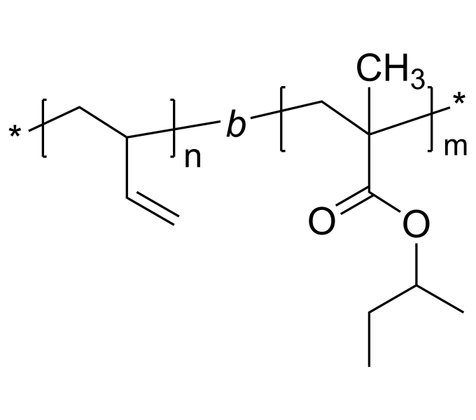Poly(1,2-butadiene)-b-poly(sec-butyl methacrylate)