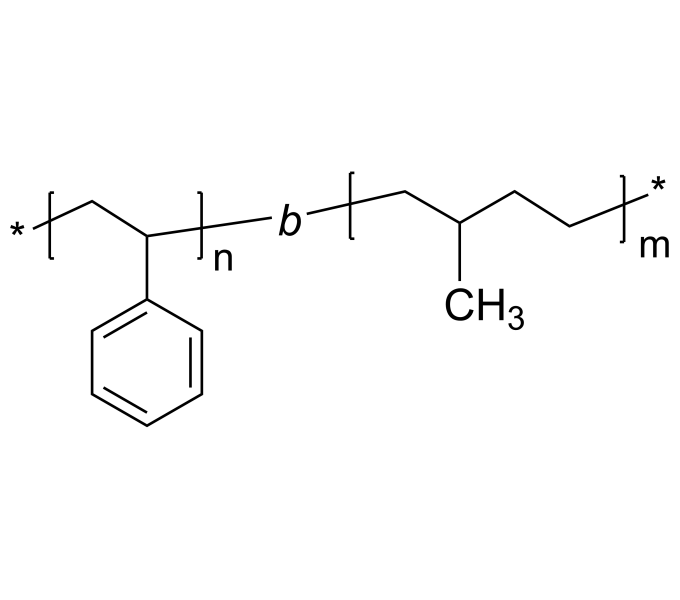 Poly(styrene)-b-poly(ethylene propylene)