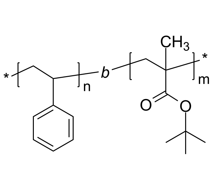 Poly(styrene)-b-poly(tert-butyl methacrylate)