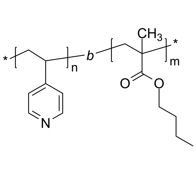 Poly(4-vinyl pyridine)-b-poly(n-butyl methacrylate)
