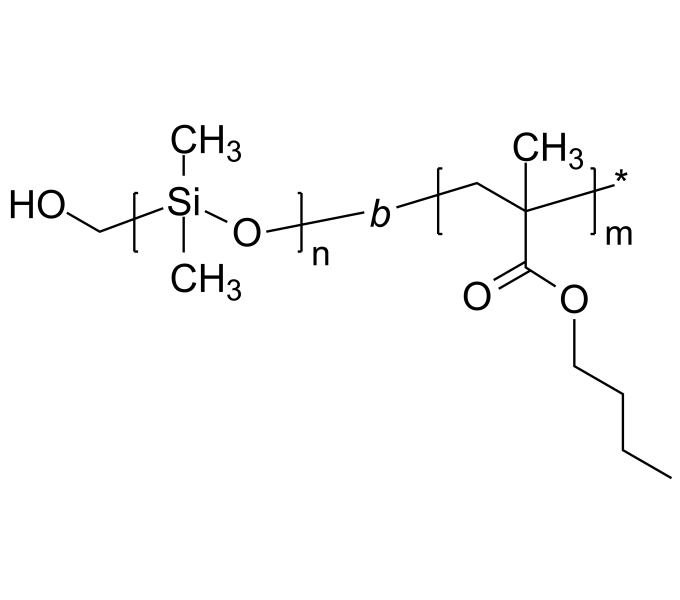 Poly(dimethylsiloxane)-b-poly(n-butyl methacrylate)