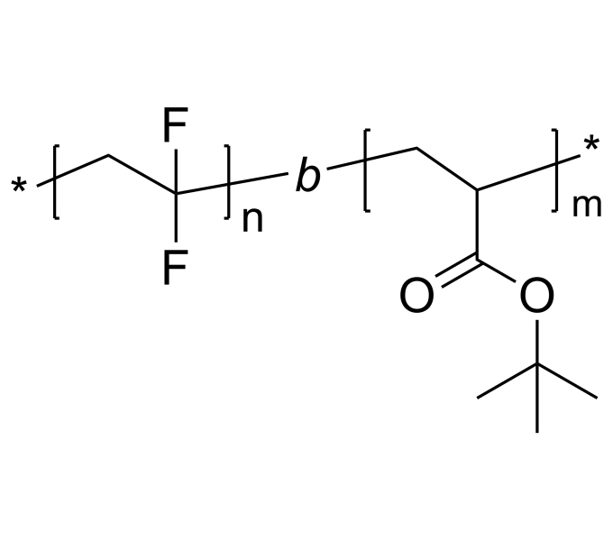 Poly(vinylidene difluoride)-b-poly(tert-butyl acrylate)