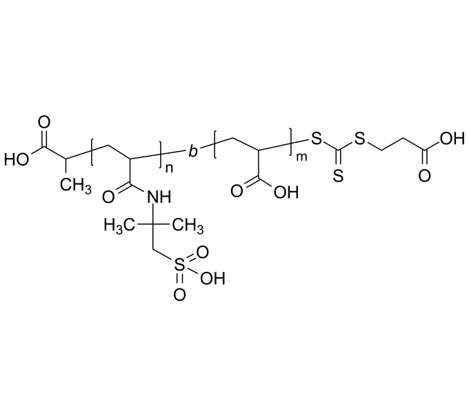 Poly(2-acrylamido-2-methylpropanesulfonic acid)-b-poly(acrylic acid)