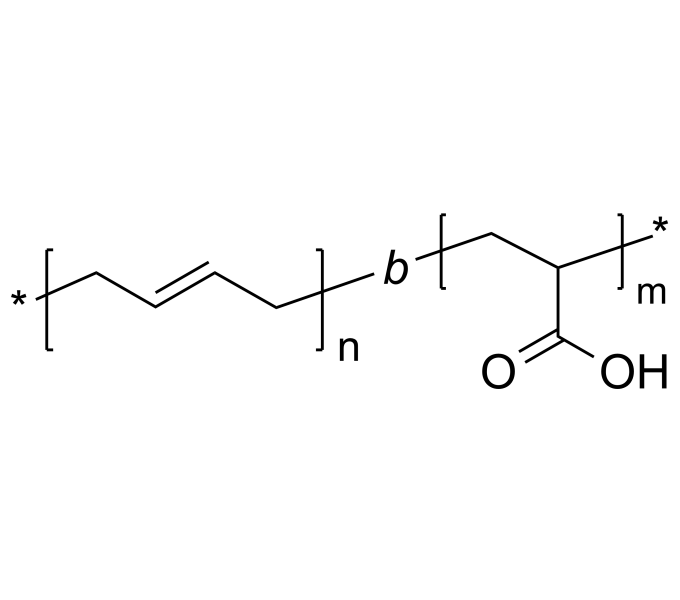 Poly(1,4-butadiene)-b-poly(acrylic acid)