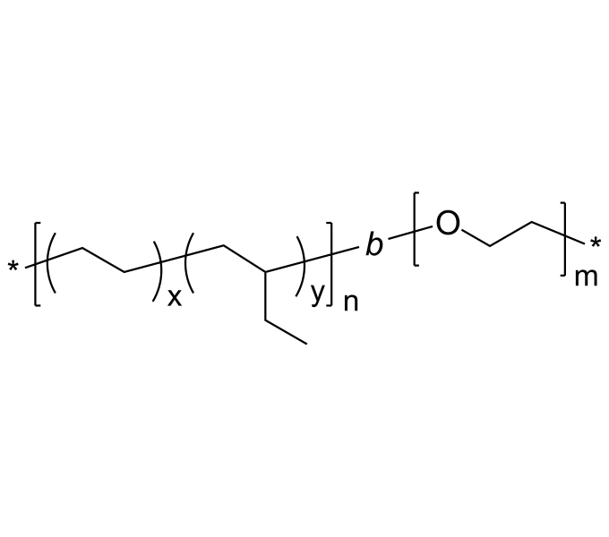 Poly(ethylene–co–butylene)-b-poly(ethylene oxide)