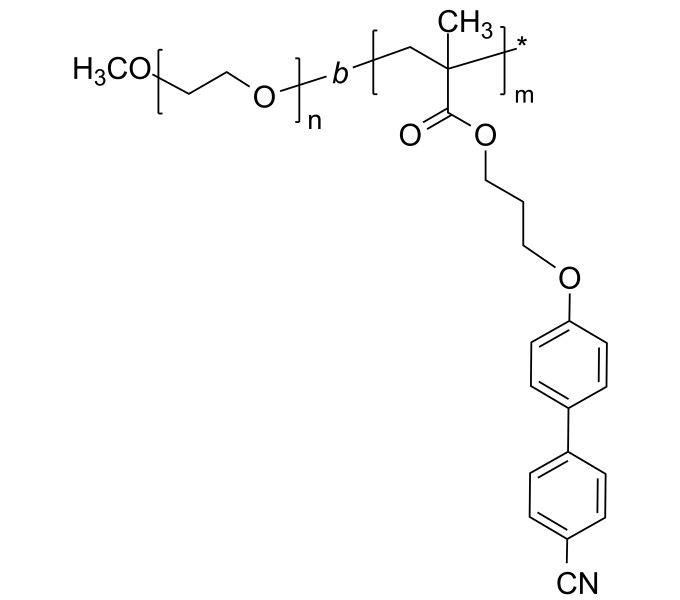 Poly(ethylene oxide)-b-poly(3-[4'-cyanobiphenyl-4-yloxy]-propyl ...
