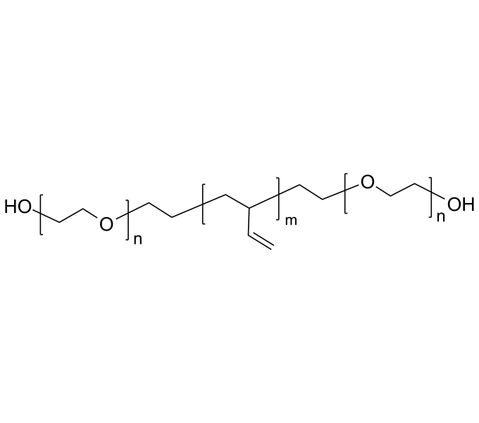 Poly(ethylene oxide)-b-poly(1,2-butadiene)-b-poly(ethylene oxide)