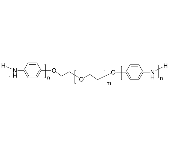 Poly(aniline)-b-poly(ethylene oxide)-b-poly(aniline)