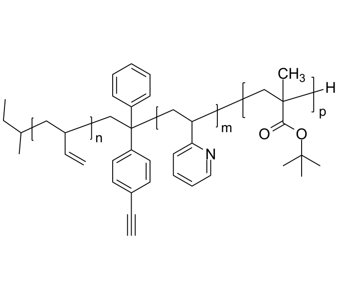 Poly(1,2-butadiene)-b-poly(2-vinyl pyridine)-b-poly(tert-butyl ...