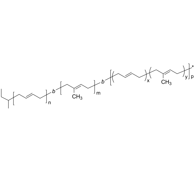Poly(1,4-butadiene)-b-poly(1,4-isoprene)-b-poly(1,4-butadiene–co–1,4 ...
