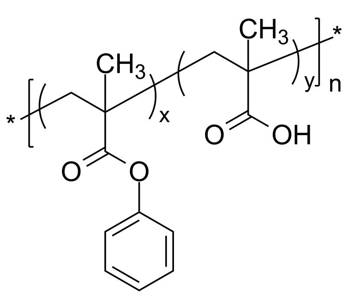 Poly(phenyl methacrylate–co–methacrylic acid), random