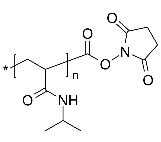 Poly(N-isopropyl acrylamide), ω-succinimide (NHS)-terminated