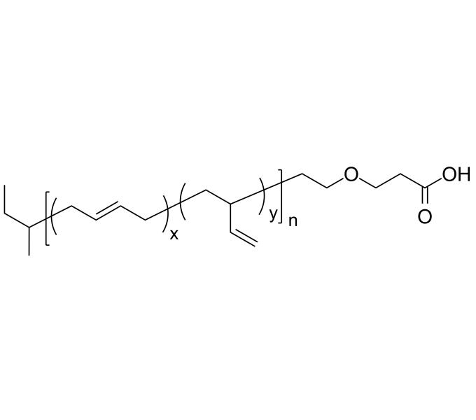 Poly(1,2-butadiene–co–1,4-butadiene), ω-carboxy-terminated