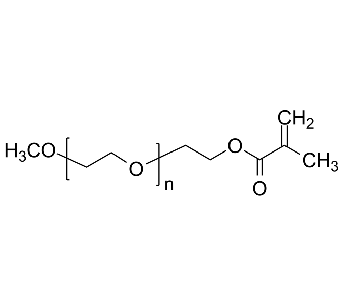 Poly(ethylene glycol) methyl ether, ω-methacryloyl-terminated