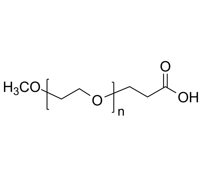 Poly(ethylene glycol) methyl ether, ω-carboxy [propionic acid]-terminated