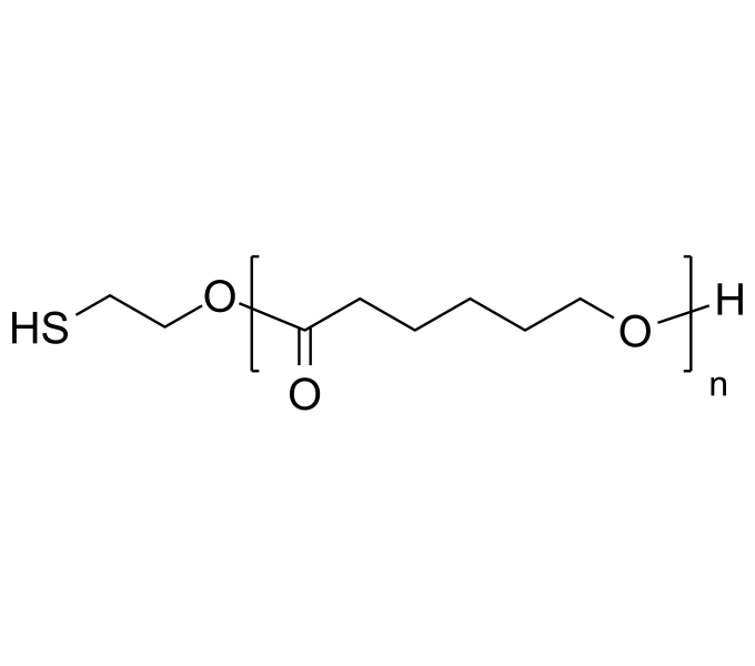 Poly(ε-caprolactone), (α-thiol, ω-hydroxy)-terminated