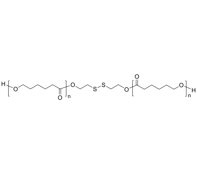 Poly(ε-caprolactone), α,ω-bis(hydroxy)-terminated; with disulfide group ...