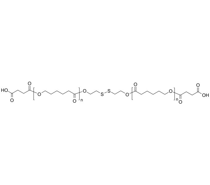 Poly(ε-caprolactone), α,ω-bis(carboxy)-terminated; with disulfide group ...
