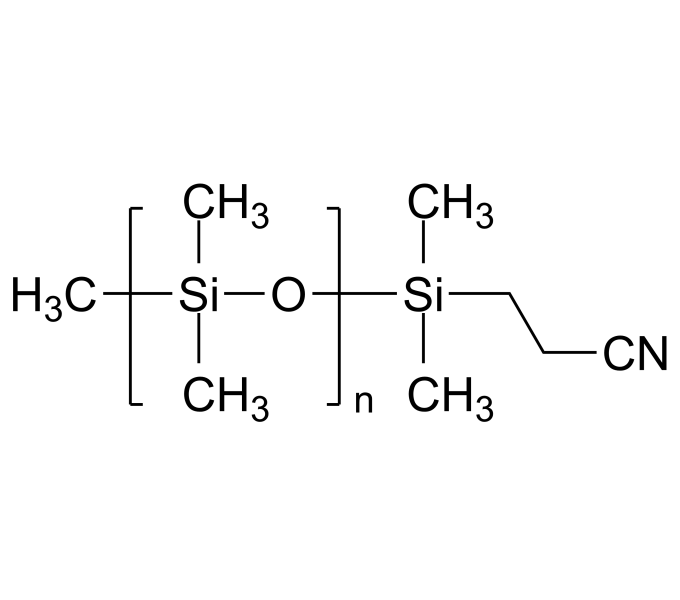 Poly(dimethylsiloxane), ω-cyano-terminated