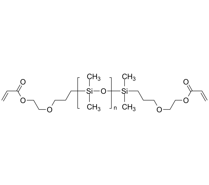Poly(dimethylsiloxane), α,ω-bis(acryloxy)-terminated