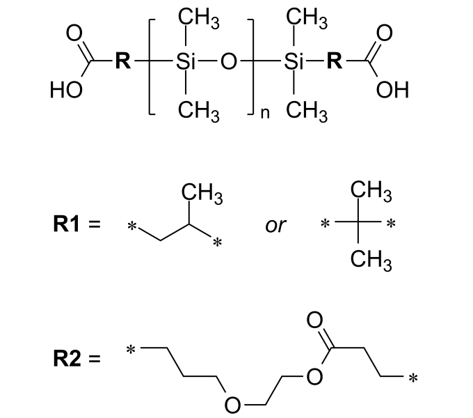 Poly(dimethylsiloxane), α,ω-bis(carboxy)-terminated