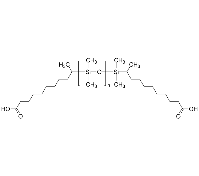 Poly(dimethylsiloxane), α,ω-bis(carboxy decyl)-terminated