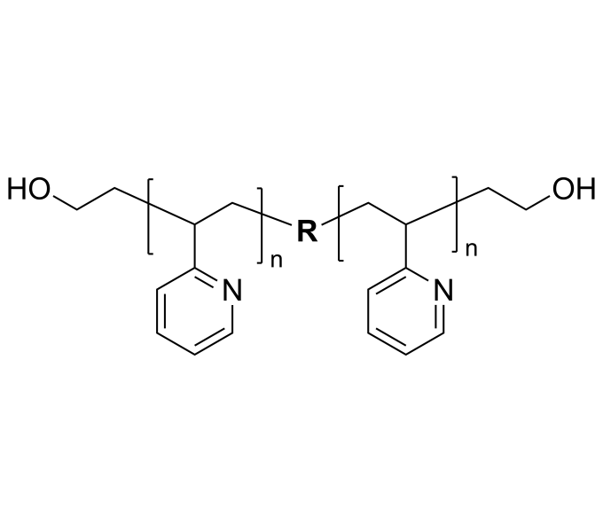 Poly(2-vinyl pyridine), α,ω-bis(hydroxy)-terminated