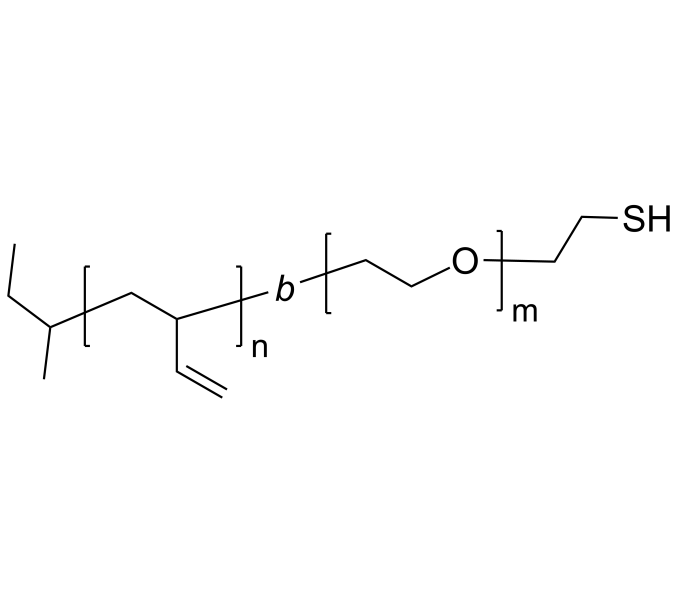 Poly(1,2-butadiene)-b-poly(ethylene oxide), ω-thiol-terminated
