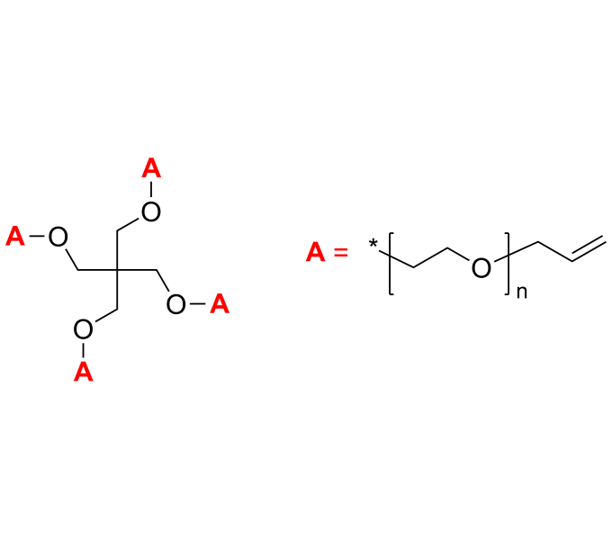 Poly(ethylene oxide), allyl-terminated 4-arm star polymer / Core ...