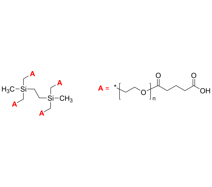 Poly(ethylene oxide), carboxy-terminated 4-arm star polymer / Core: 1,2 ...