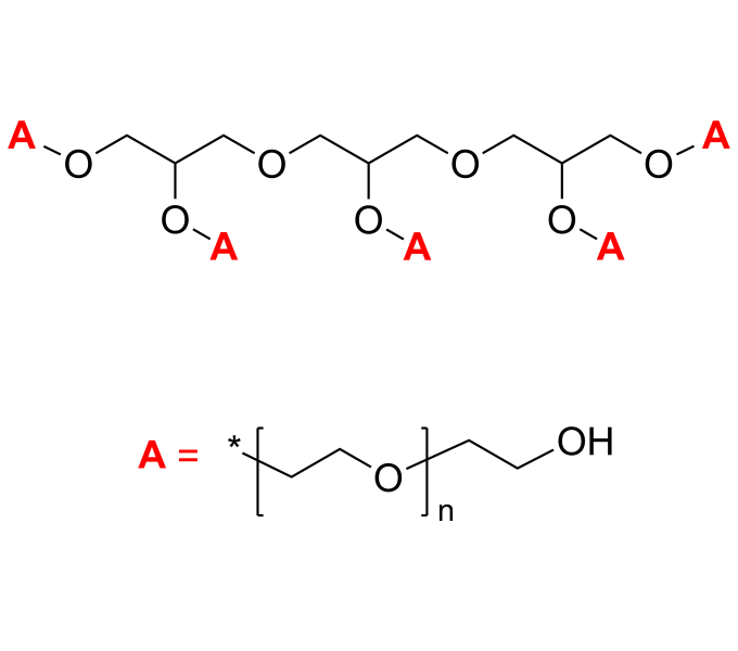 Poly(ethylene oxide), hydroxy-terminated 5-arm star polymer / Core ...