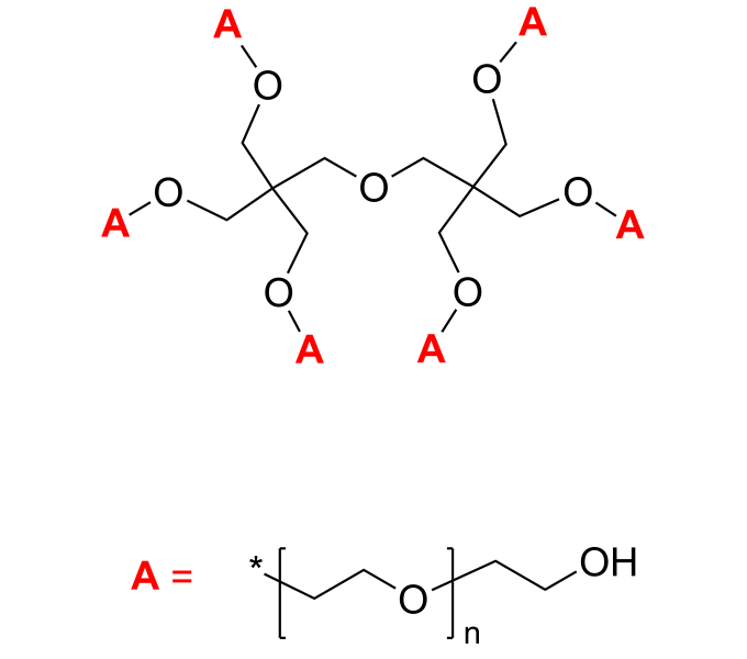 Poly(ethylene oxide), hydroxy-terminated 6-arm star polymer / Core ...