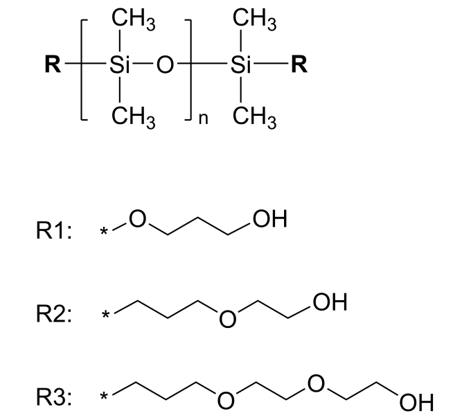 Poly(dimethylsiloxane), α,ω-bis(hydroxy [carbinol])-terminated