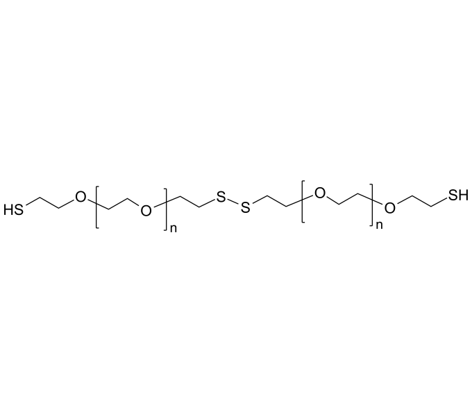 Poly(ethylene glycol), α,ω-bis(thiol)-terminated - with disulfide group ...