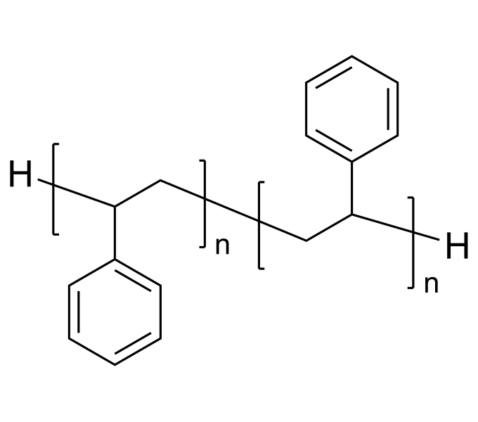 Poly(styrene), α,ω-bis-hydrogen-terminated